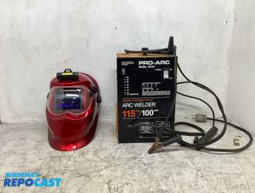 Repocast.com® | Pro arc welder with welding helmet