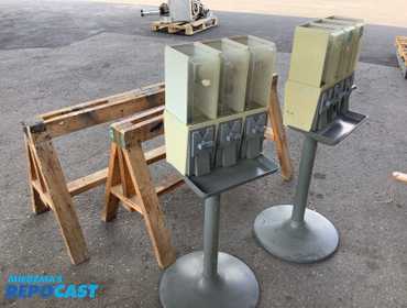 Repocast.com® | (2) 3-section candy dispensers and (2)...