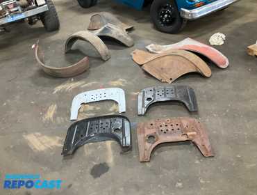 Repocast.com® | Lot of Ford Model T body panels...