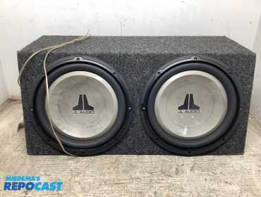 Repocast.com® | JL Audio subwoofer box, with (2) 12”...