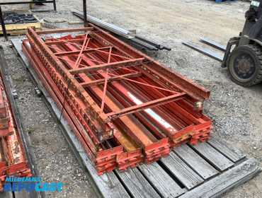 Repocast.com® | Skid of (3) pallet racking uprights...