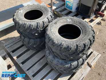 Repocast.com® | Set of (4) AMS Swamp Fox ATV tires,...