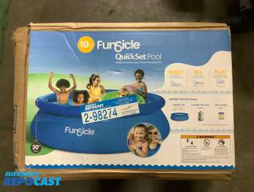 Repocast.com® | Lot of (1) 10 Ft Funsicle Quick Set...