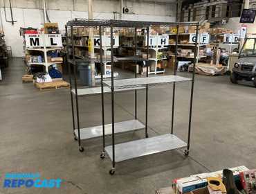 Repocast.com® | Lot of (2) Metro Wire storage racks...