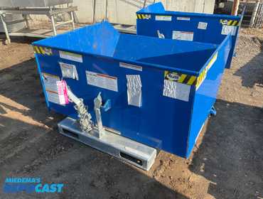 Repocast.com® | (1) H-100 MD dump hopper with bump...