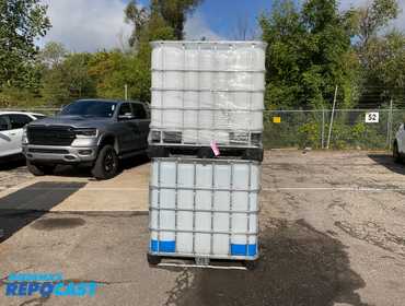 Repocast.com® | (2) food grade IBC totes. 39”x44”x46”