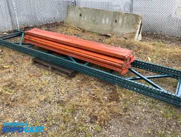 Repocast.com® | Skid of Pallet Racking, (2) 15' x 32"...