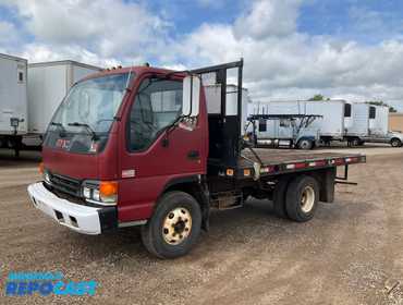 Repocast.com® | 1995 GMC W4 Forward Cab Stake Truck...