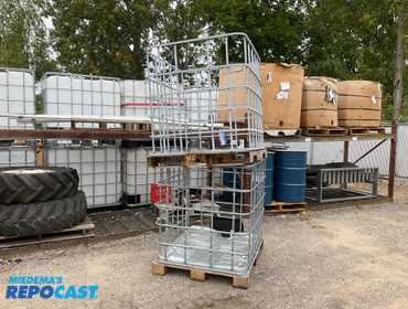 Repocast.com® | (2) IBC tote metal cages. 39”x48”x47”t