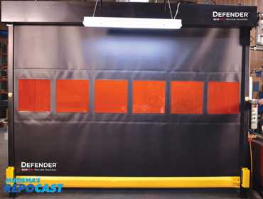 Repocast.com® | Lot of (1) Rite Hite Defender Roll Up...