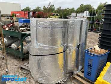 Repocast.com® | (5) Rolls of Silver Insulation.