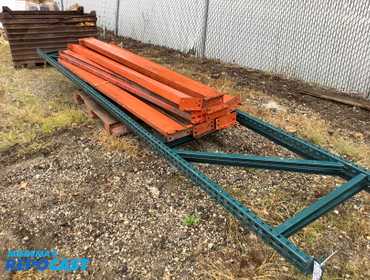 Repocast.com® | Skid of Pallet Racking, (2) 15' x 32"...