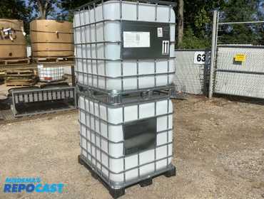 Repocast.com® | Lot of (2) Schütz Food Grade IBC Totes...