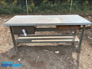 Repocast.com® | Hallowell wooden top shop table,...