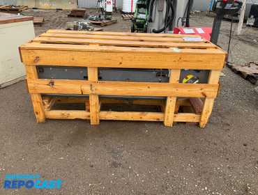 Repocast.com® | Wooden crate with a Globestock G-guard...