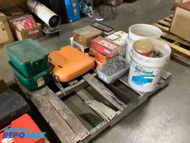 Repocast.com® | Skid of various fasteners, bolts,...