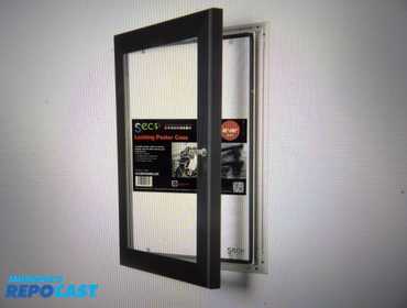 Repocast.com® | SECO; Locking poster case, 40" x 60",...