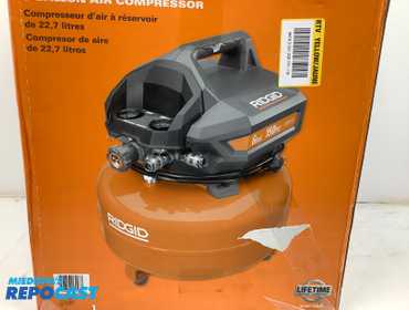 Repocast.com® | (1) Rigid 6 gallon air compressor,...