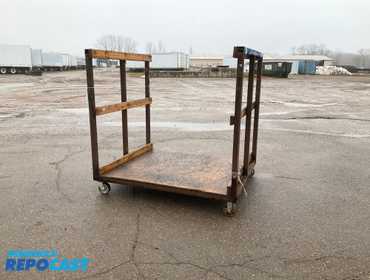 Repocast.com® | Steel frame rack on casters 64” x 52”...