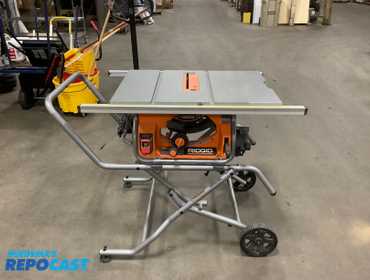 Repocast.com® | Lot of (1) Ridgid R4514 10” Portable...