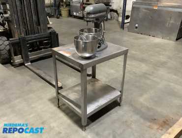 Repocast.com® | Lot of (1) Stainless steel two level...