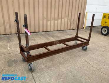 Repocast.com® | Steel Cart on Casters with four corner...