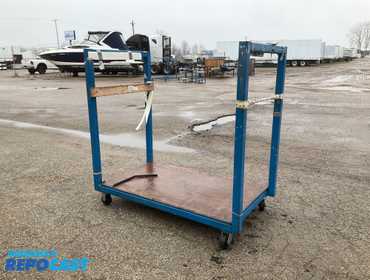 Repocast.com® | Metal frame rack on casters 65” x 36”...