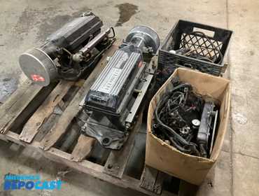 Repocast.com® | Skid lot of 2 MerCruiser fuel...