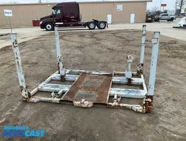 Repocast.com® | Forkable Steel Skid, posts fold down,...