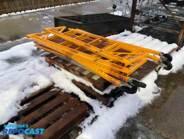 Repocast.com® | Skid Lot of Metal Scaffolding, 6ft high