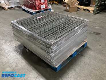 Repocast.com® | Skid lot of pallet racking grates, 43”...