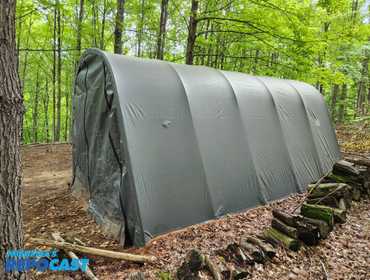 Repocast.com® | Lot of (1) 13’x20’ Round Top Storage...