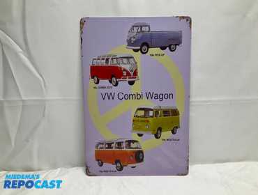 Repocast.com® | New Volkswagen metal sign with pre...