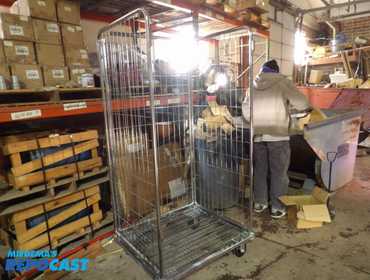 Repocast.com® | Heavy duty steel wire stocking cart,...