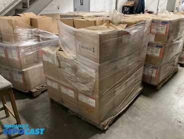 Repocast.com® | Skid Lot of (34) 50lb Boxes of...