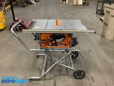 Repocast.com® | Lot of (1) Ridgid R4514 10” Portable...