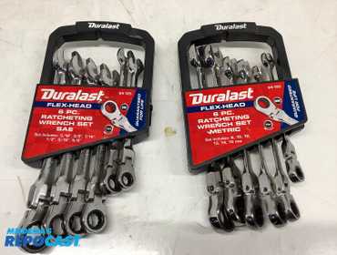 Repocast.com® | Lot of (2) Duralast 6pc. Flex-Head...