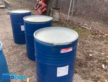 Repocast.com® | (3) 55 gallon used blue steel barrels...