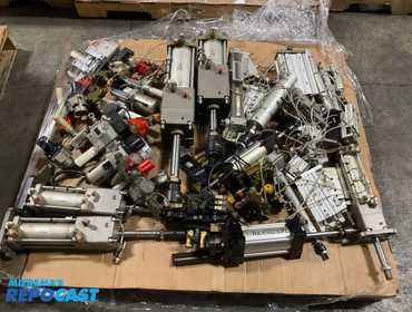 Repocast.com® | Skid lot of miscellaneous pneumatic...