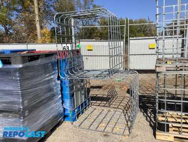 Repocast.com® | Lot of (2) IBC Tote cages, 41”x39”x47”