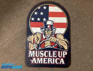 Repocast.com® | New Vintage Looking Metal Sign. Muscle...