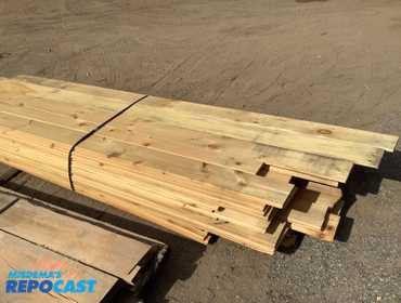 Repocast.com® | (1) bundle of white pine reject siding...