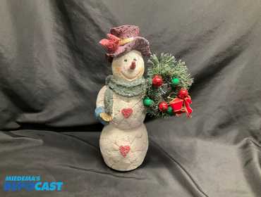 Repocast.com® | Decorative Snowman Sculpture with...