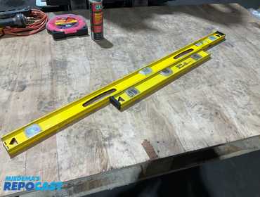 Repocast.com® | Set of 2 Stanley Levels- 24”, 48”