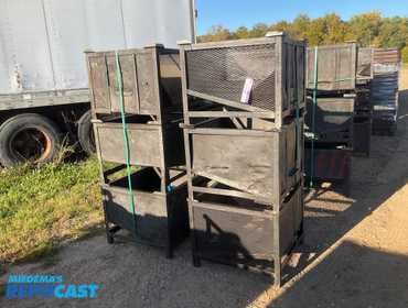 Repocast.com® | Lot of (6) Metal Parts Crates,...