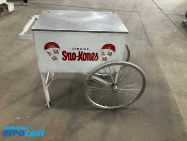 Repocast.com® | Sno-Kones service cart approx 20”W x...