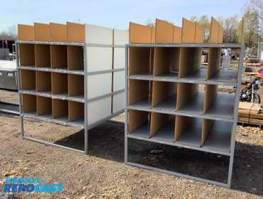 Repocast.com® | (2) Large Storage Racks, measures 7’H...