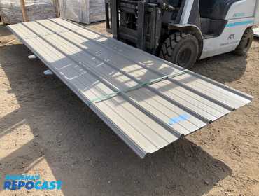 Repocast.com® | Lot of (12) new sheets of gray steel...