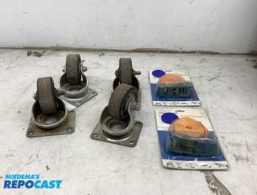 Repocast.com® | 1 Set of Steel 4" Caster Wheels and 2...