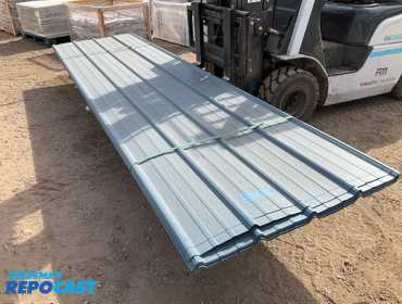 Repocast.com® | Lot of (18) sheets of new light blue...